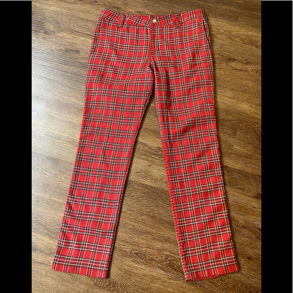 Lip Service | Pants & Jumpsuits | Vintage 9sy2k Lip Service Red Plaid ...